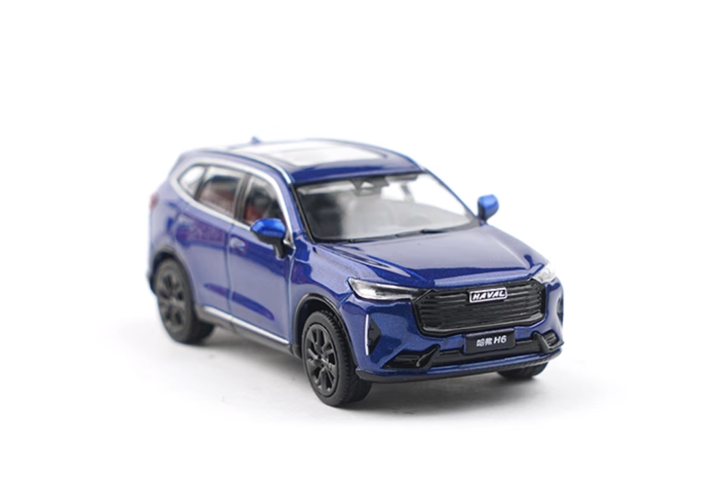 XCARTOYS 1:64 Blue Haval H6 SUV Off Road Vehicle Model Toy Metal Car N – mycrazybuy store