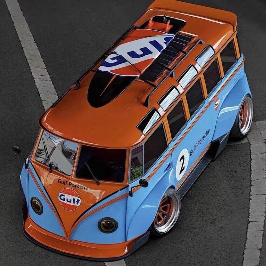 Liberty 1:64 VW T1 Gulf Van Camper Sports Model Diecast Metal Car Box ...