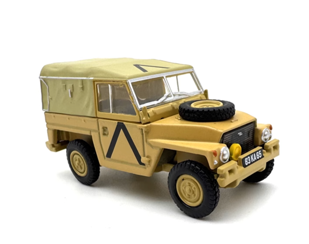 1:76 Military WW2 Land Rover Lightweight Jeep ORV Model Diecast Metal ...