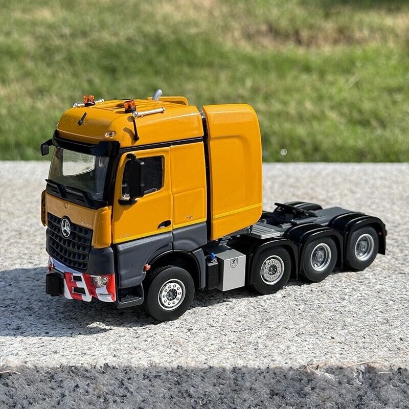 IMC 1:50 Yellow Benz Actros 1 Gigaspace Heavy Truck Model Diecast Meta ...
