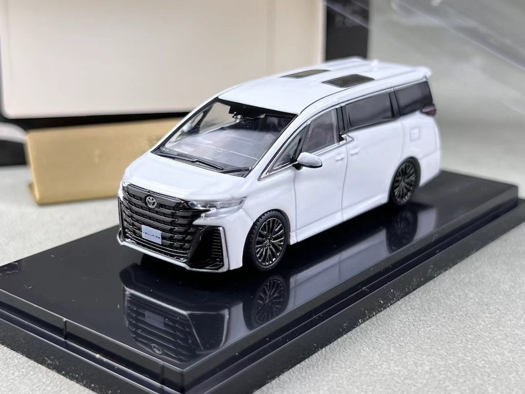 Model1 1:64 White Vellfire AH40 MPV Mini Van Model Metal Diecast Car N ...