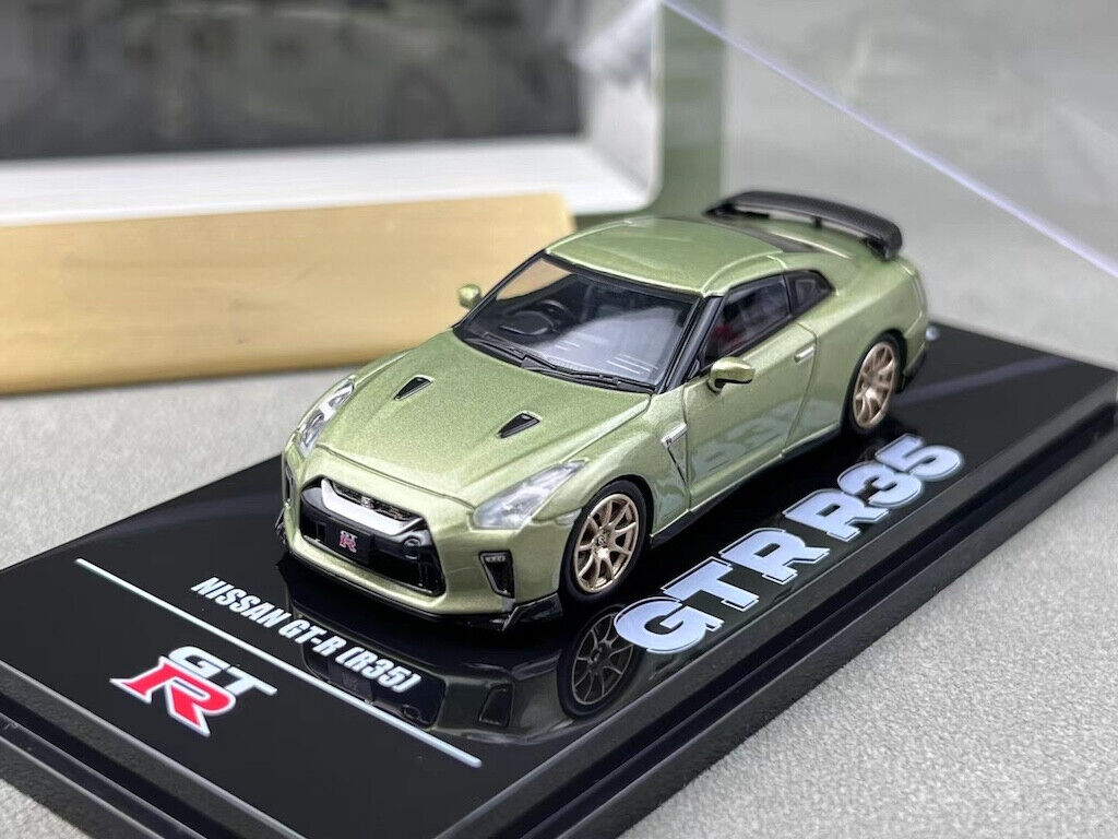 Inno 1:64 JDM Gold GTR R35 Racing Sports Model Diecast Metal Car New ...