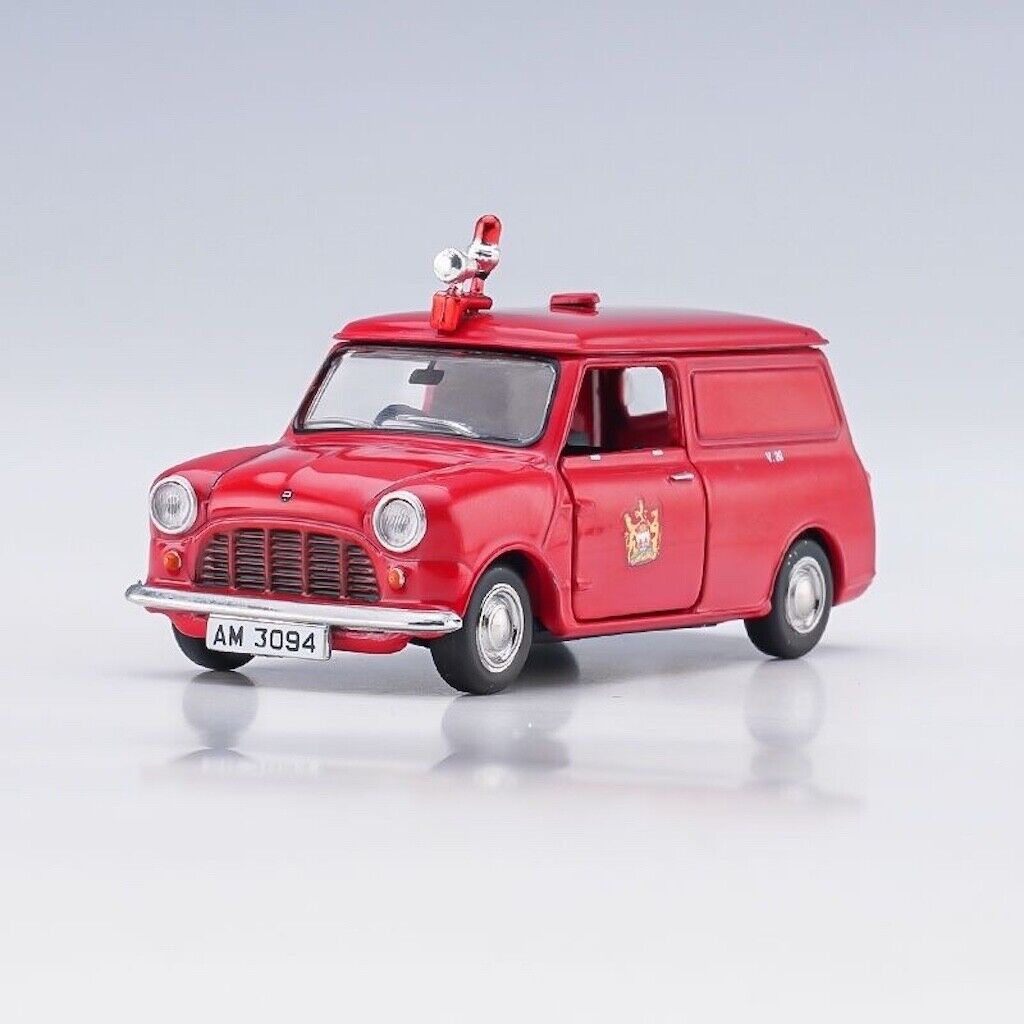 TINY 1:50 Hongkong Fire Morris Mini Cooper Van Vintage Model Toy Metal ...