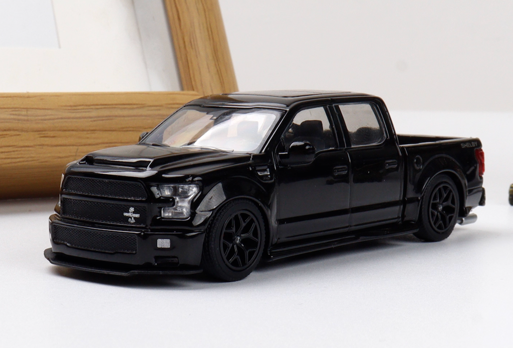 Funny 1:64 Black F150 Shelby Pickup Sport Truck Model Diecast Metal Ca ...