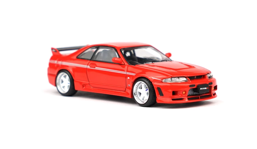 Poprace 1:64 Red Skyline GTR R33 Nismo 400R Sports Model Diecast Metal ...