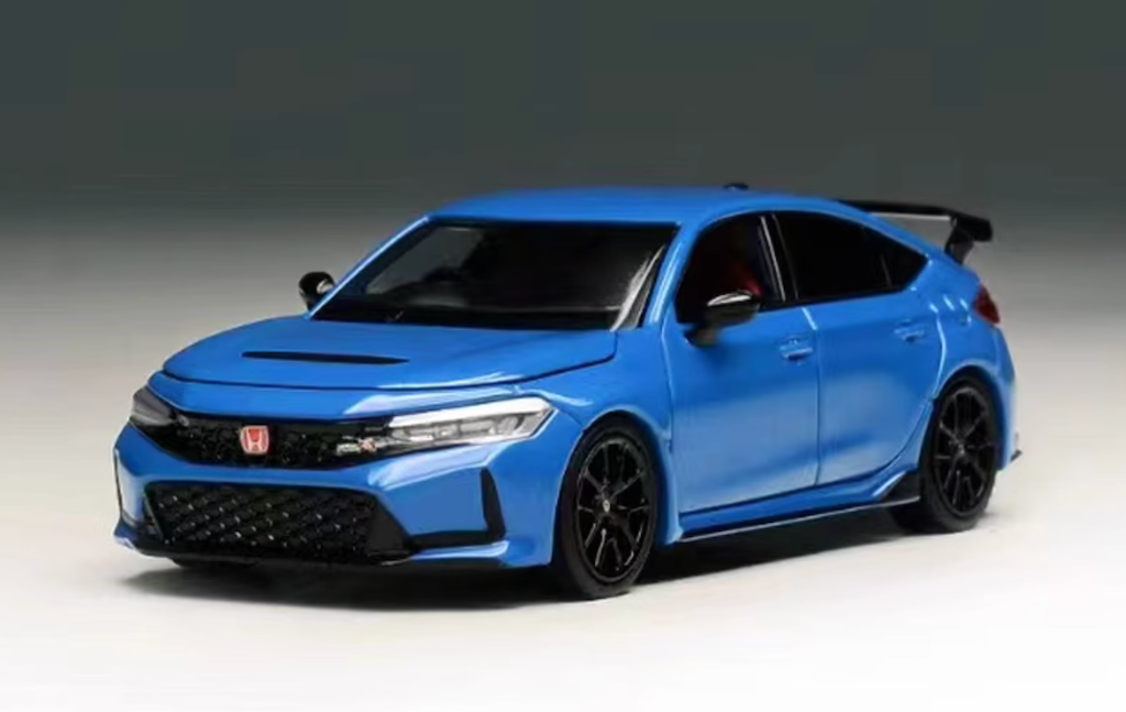 Motorhelix 1:64 Blue JDM Civic Type R FL5 Sports Model Diecast Metal C ...