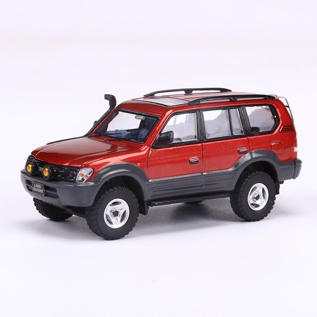 GCD 1:64 Red Land Cruiser LC90 Prado Off Road SUV Model Diecast Metal ...