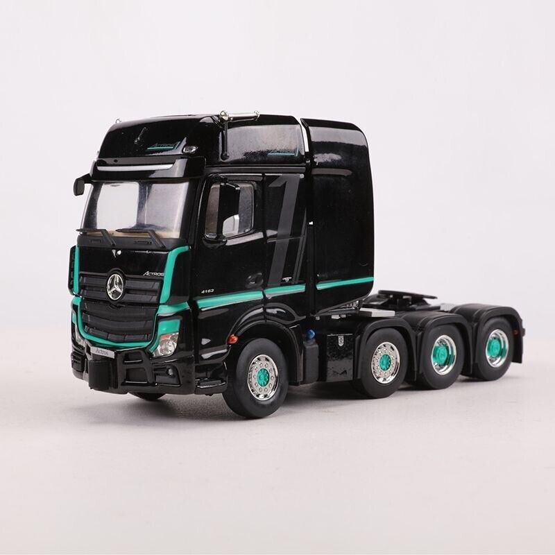 IMC 1:50 Black Benz Actros 1 Gigaspace Heavy Truck Model Diecast Metal ...