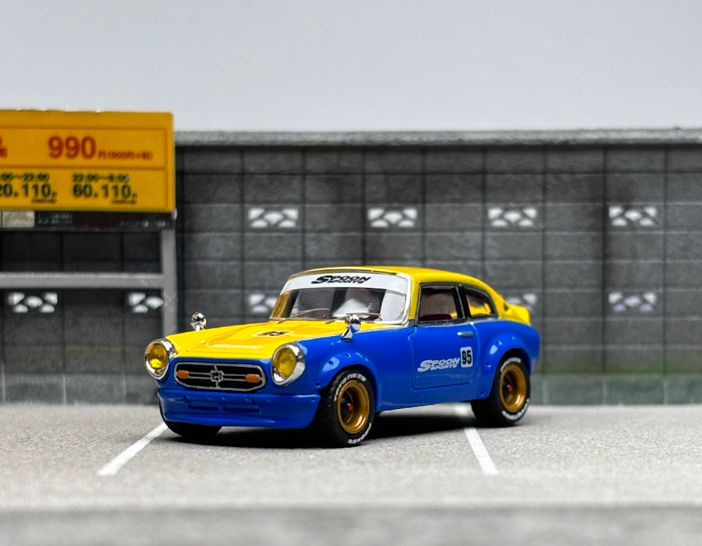 Mortal 1:64 S800 Spoon #95 Classic Racing Sports Model Diecast Metal C ...