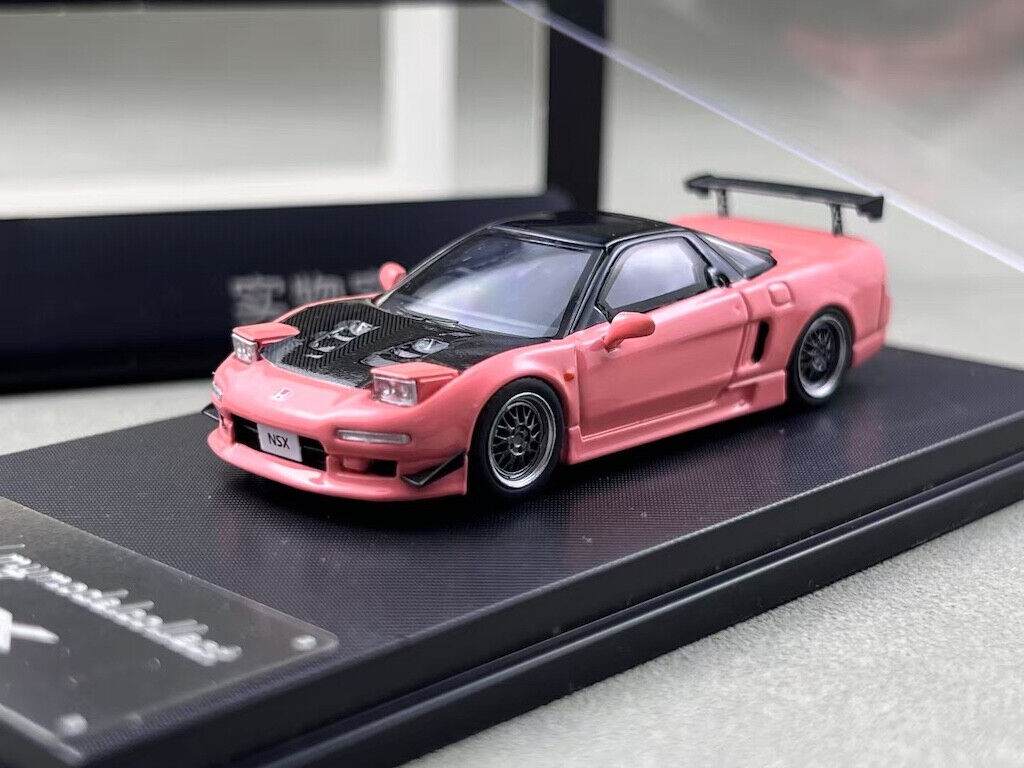 MC 1:64 Pink Carbon NSX MK1 NA1 Racing Sports Model Diecast Metal Car ...