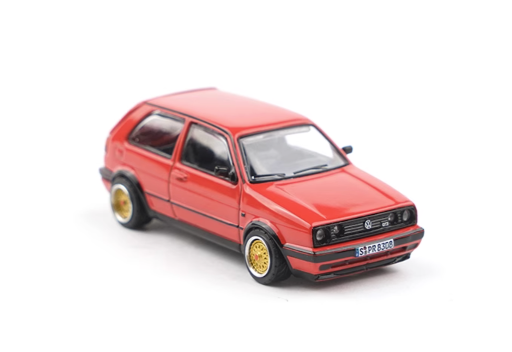 XCARTOYS 1:64 Red Golf GTI MK2 Hatchback Racing Sports Model Toy Metal ...