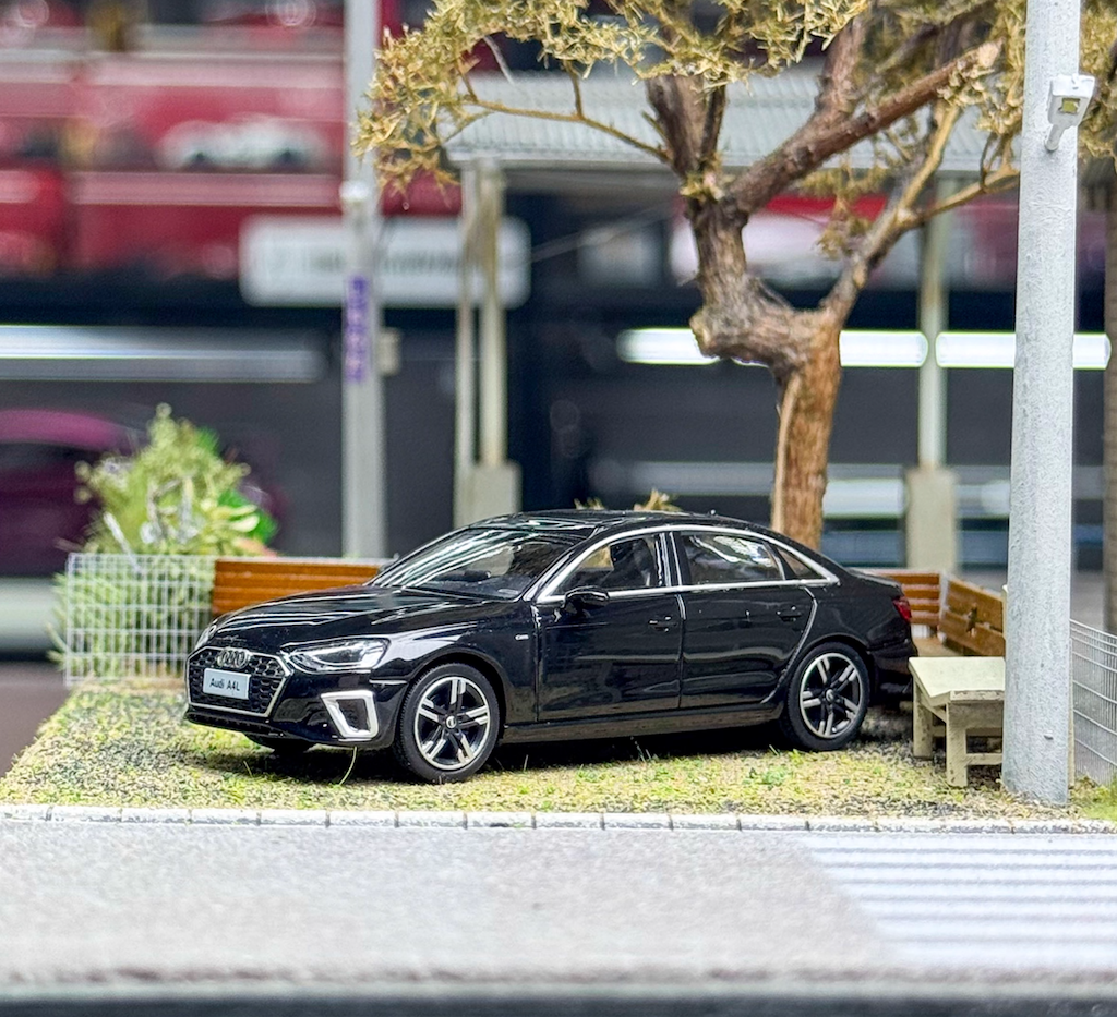 VAV 1:64 Black A4L Sedan Sports Model Diecast Metal Car New Collection ...