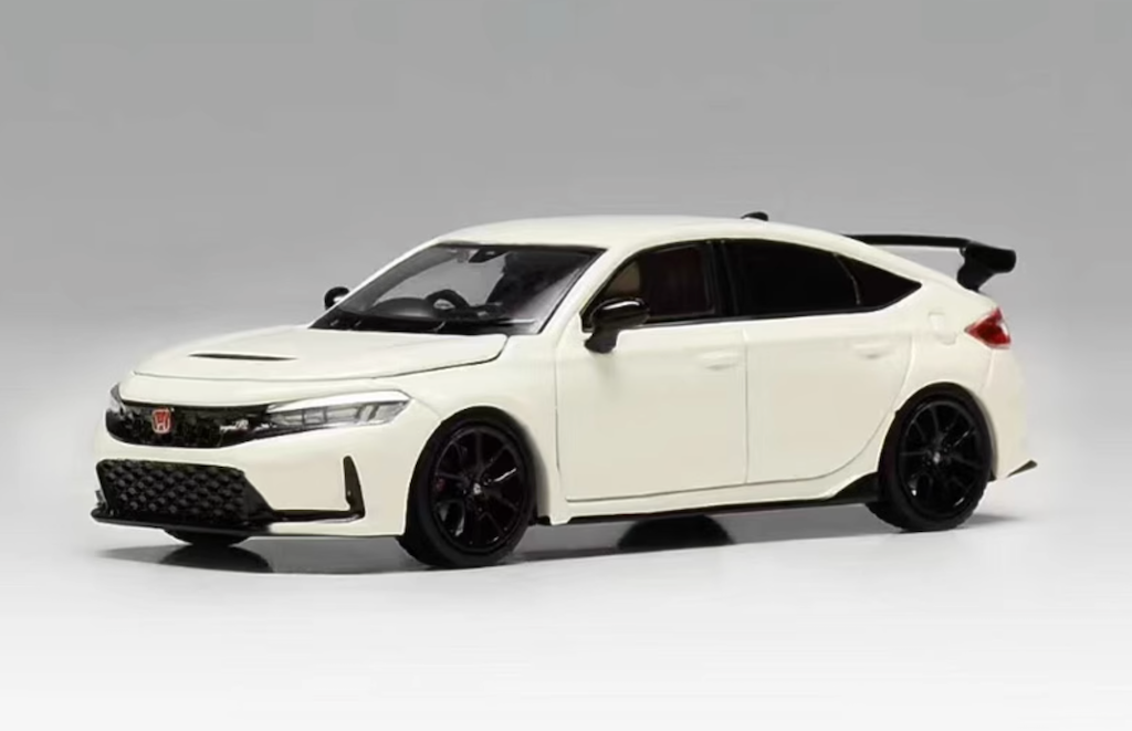 Motorhelix 1:64 White JDM Civic Type R FL5 Sports Model Diecast Metal ...