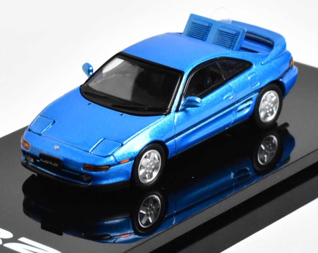 Hobby Japan 1:64 Light Blue MR2 GT-S SW20 Sports Model Diecast Metal C ...