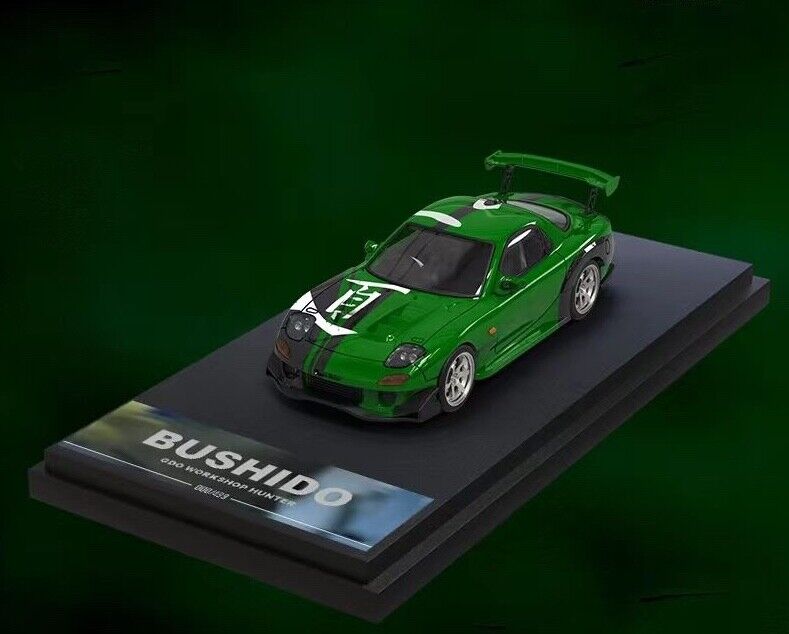 TM GDO 1:64 JDM RX7 FD3S RE BUSHIDO Racing Figure Model Diecast Metal ...