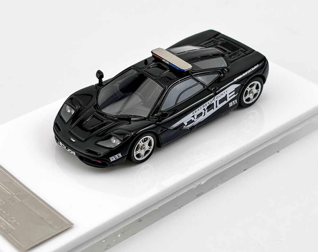MY64 1:64 NFS Black MF1 RCPD Police Racing Sports Model Diecast Resin ...