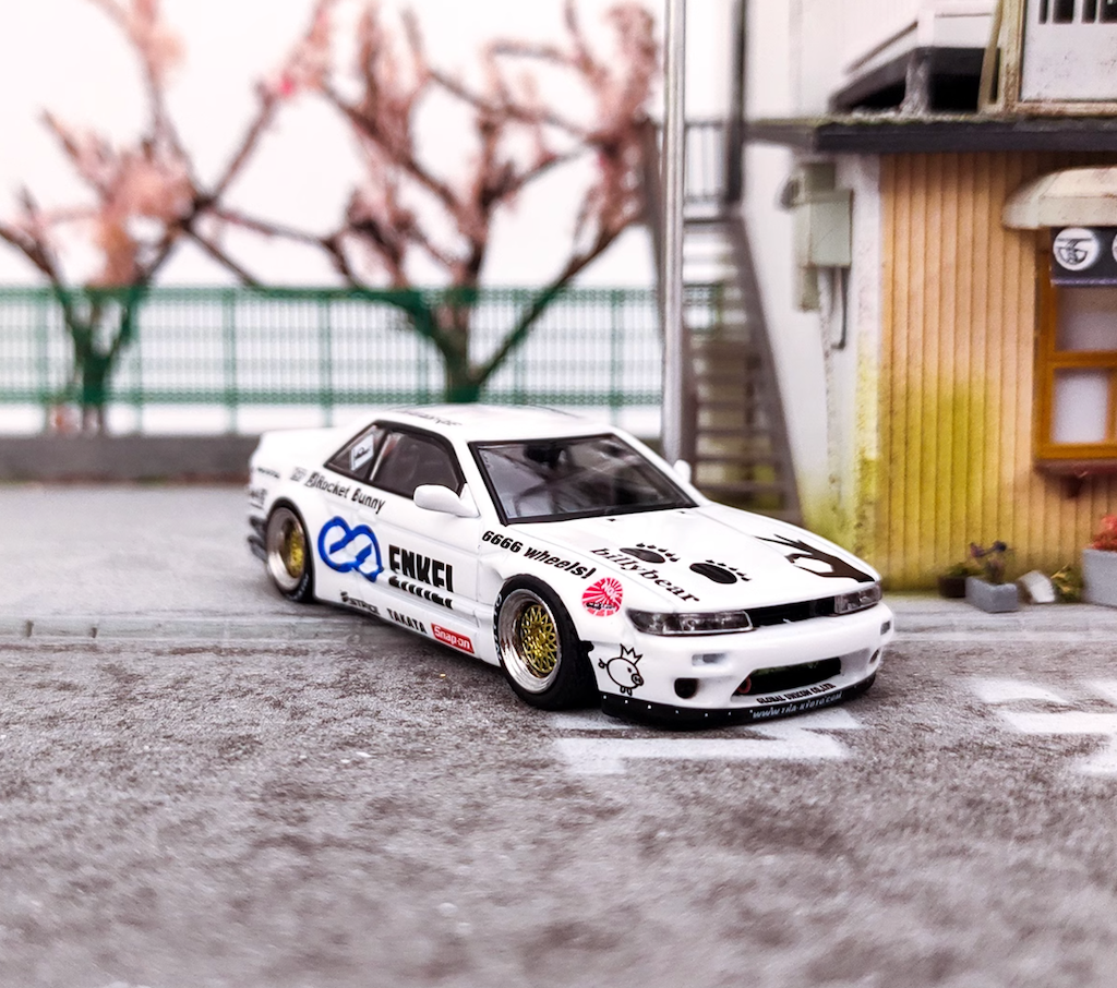 Inno 1:64 JDM SILVIA S13 V2 Rocket Bunny Sports Model Diecast Metal Ca ...