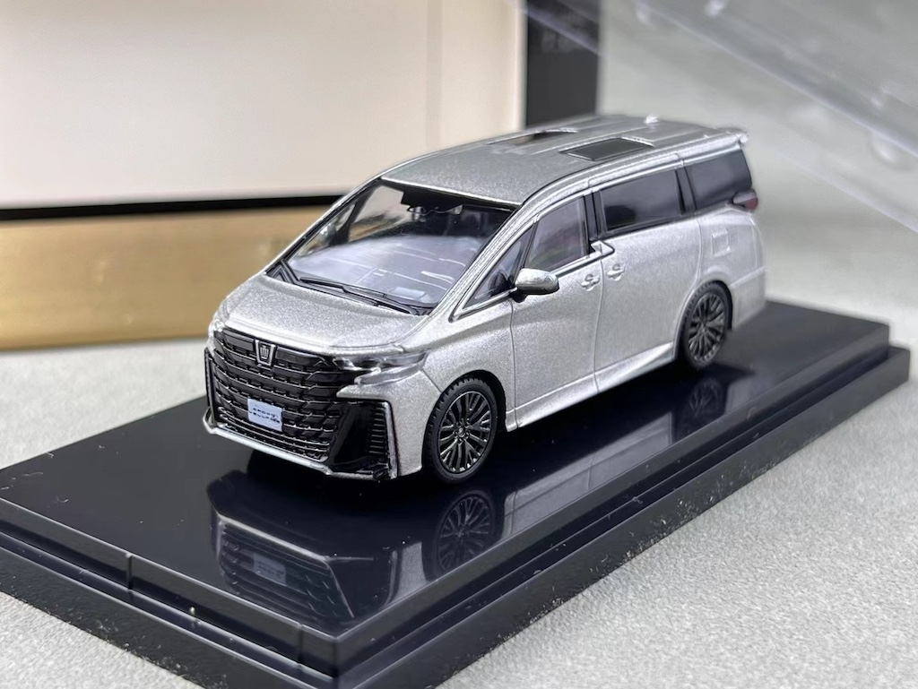 Model1 1:64 Silver Crown Vellfire AH40 MPV Mini Van Model Metal Diecas ...