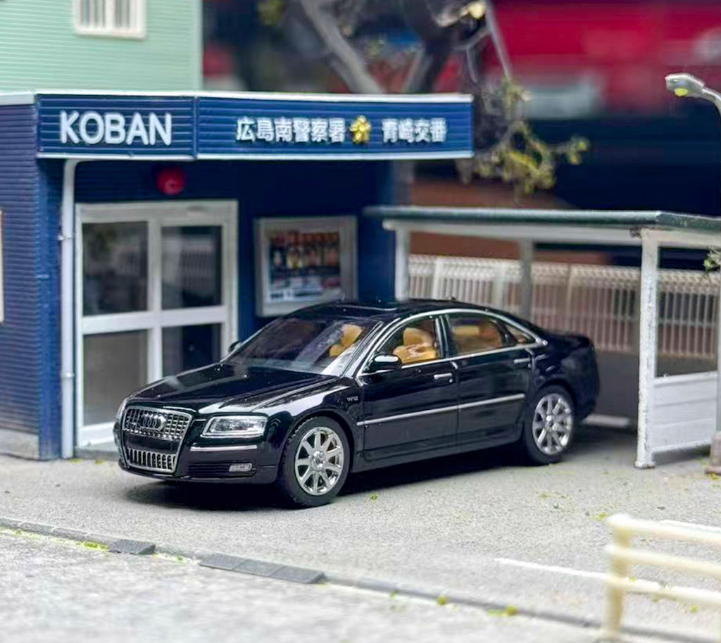 Masdi 1:64 Black A8L D3 Luxury Sedan Sports Model Diecast Metal Car Ne ...