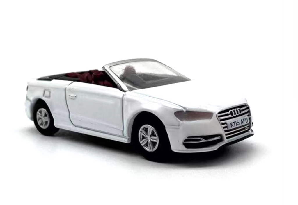 1:76 White S3 Roadster Convertible Sports Model Diecast Metal Car New ...