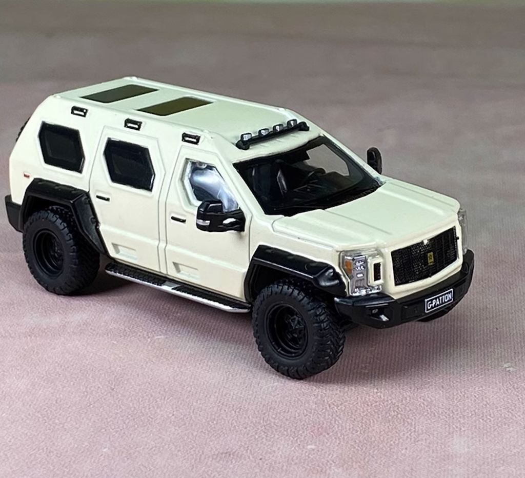 GCD 1:64 White US G Patton GX Armored SUV Model Diecast Metal Car New ...