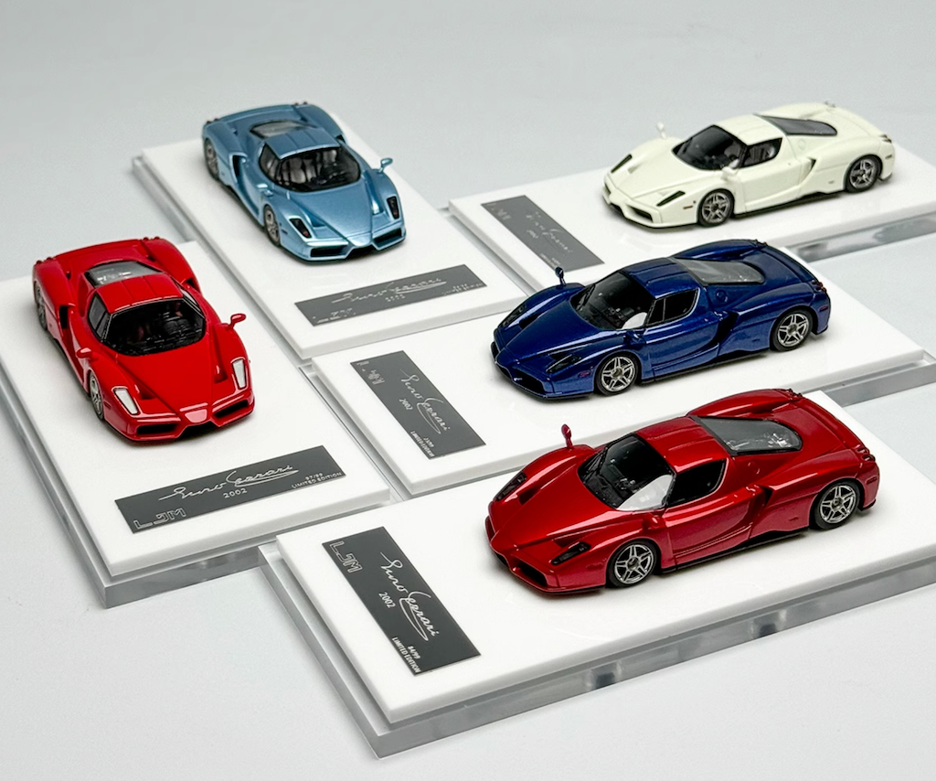 LJM 1:64 2002 ENZO Super Racing Sports Model Diecast Resin Car New Col ...