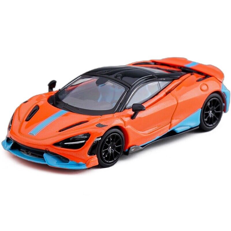 Masdi 1:64 Orange 765LT Racing Sports Model Diecast Metal Car New Coll ...