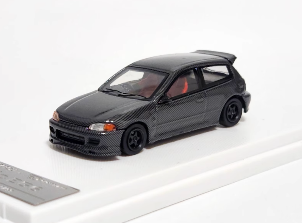 SW 1:64 JDM EG6 Civic Type R V2 Carbon Sports Model Diecast Metal Car – mycrazybuy store