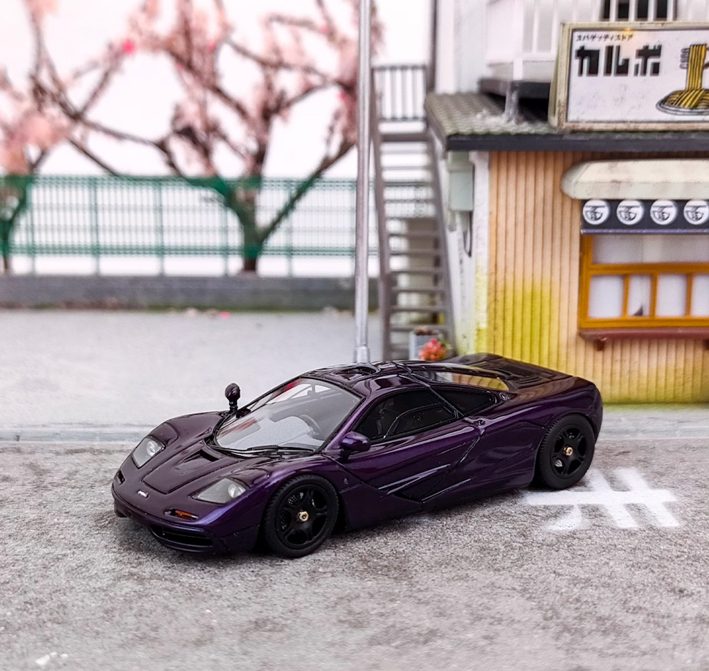 MY64 1:64 Purple F1 Super Racing Sports Model Diecast Resin Car New ...