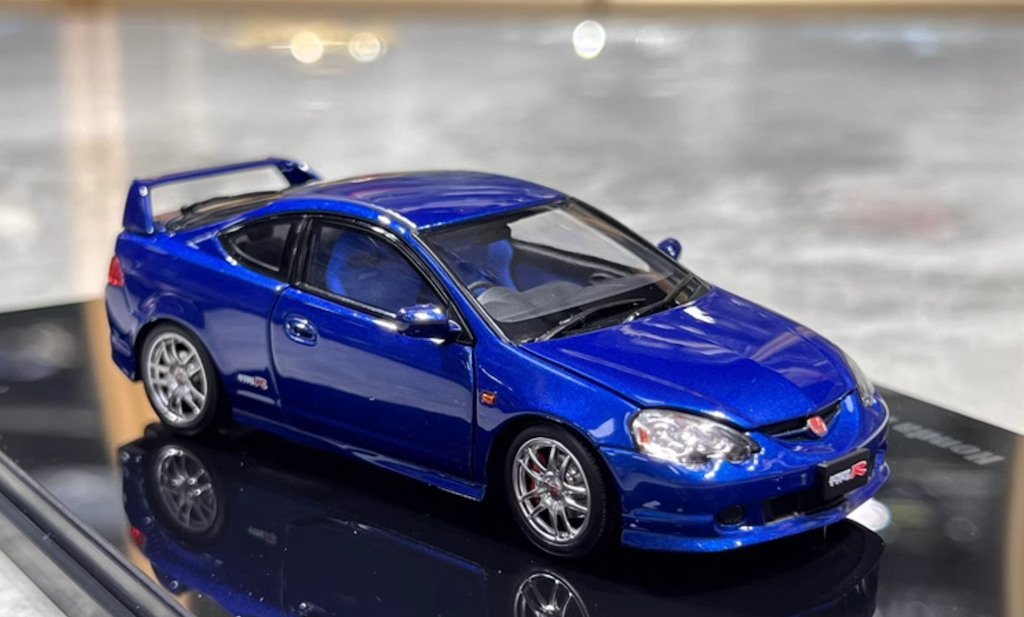 LCD 1:43 Blue JDM Integra DC5 Type R Racing Sport Model Diecast Metal ...