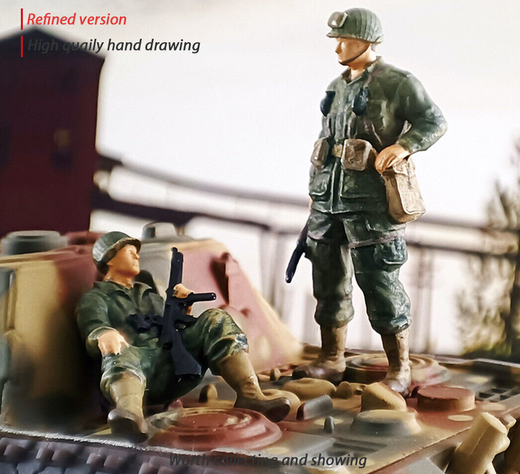 1:64 Painted Figure Mini Model Miniature Resin Diorama Sand Soldiers A ...