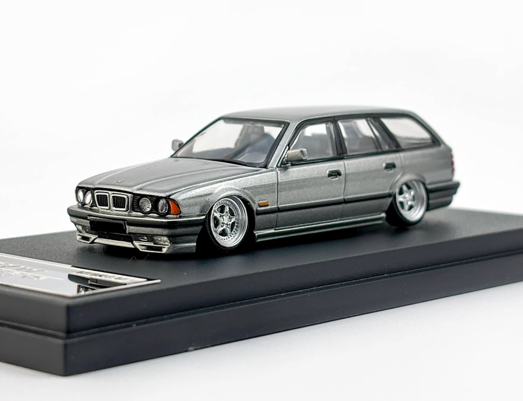 Mortal 1:64 Gray E34 Touring Wagon Sports Model Diecast Metal Car New ...