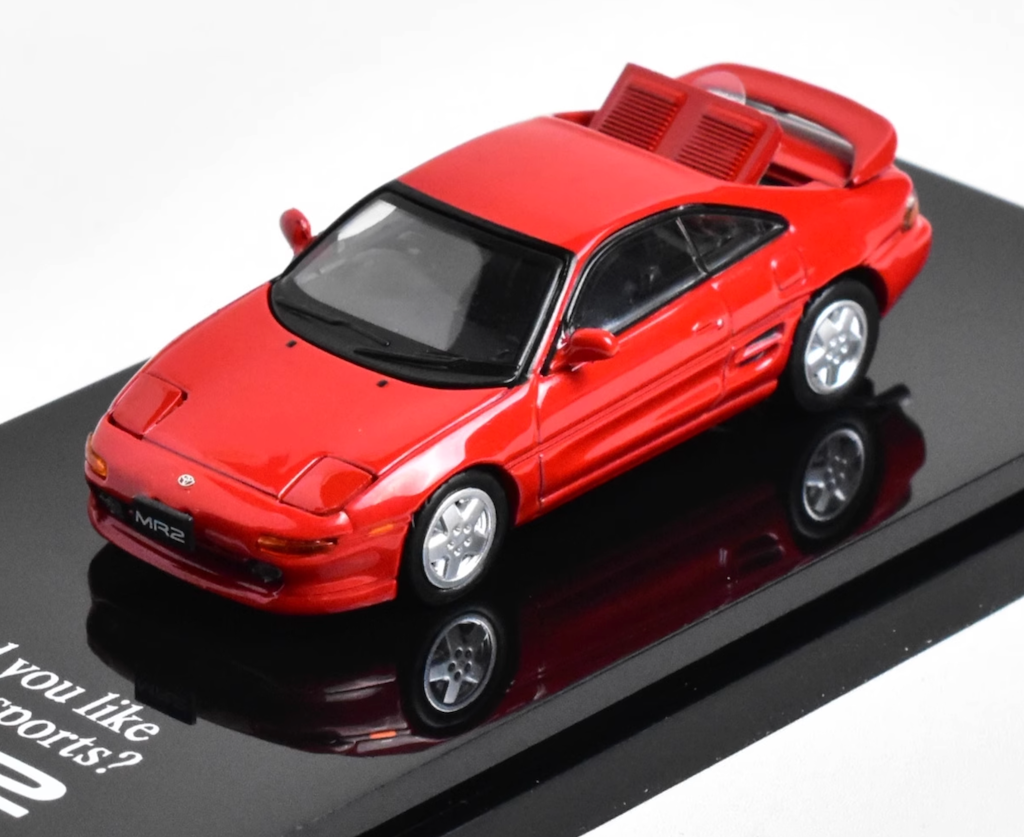 Hobby Japan 1:64 Red MR2 GT-S SW20 Hatchback Sport Model Diecast Metal ...