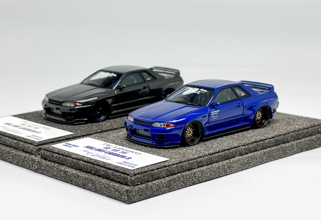 Laboratory 1:64 Full Carbon Skyline GTR R32 Sports Model Diecast Resin ...
