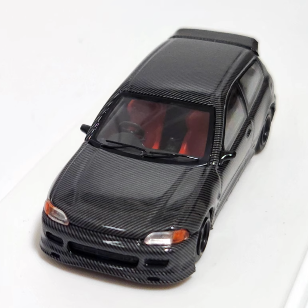 SW 1:64 JDM EG6 Civic Type R V2 Carbon Sports Model Diecast Metal Car – mycrazybuy store
