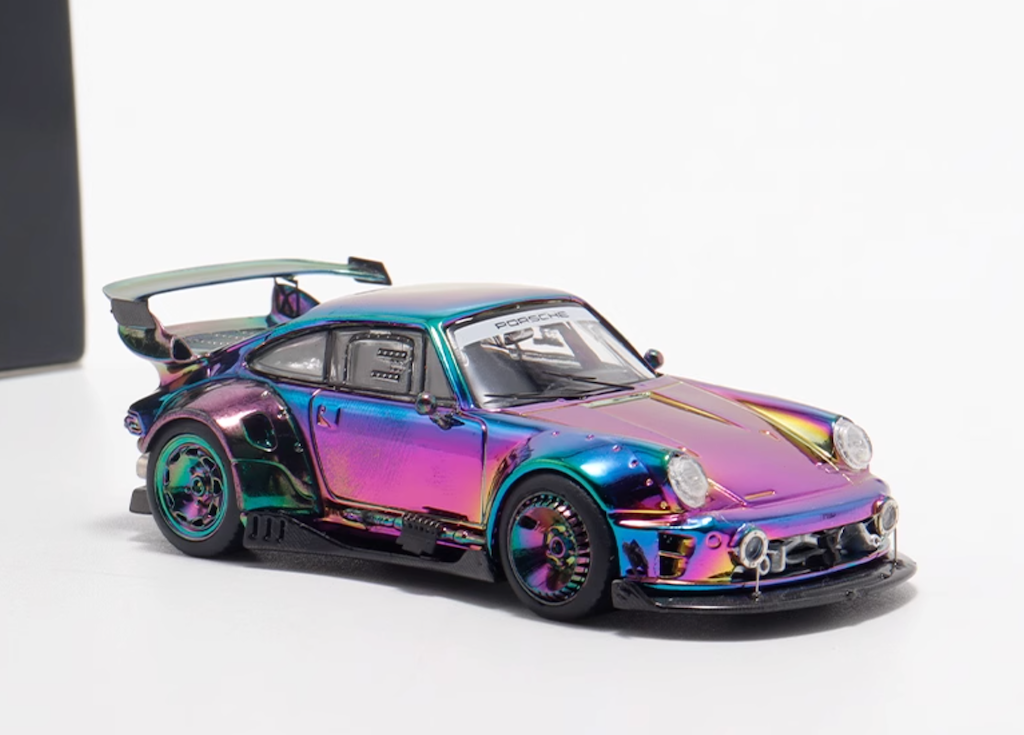 DCM 1:64 Plating 911 RWB 964 Racing Classic Sports Model Diecast Metal ...
