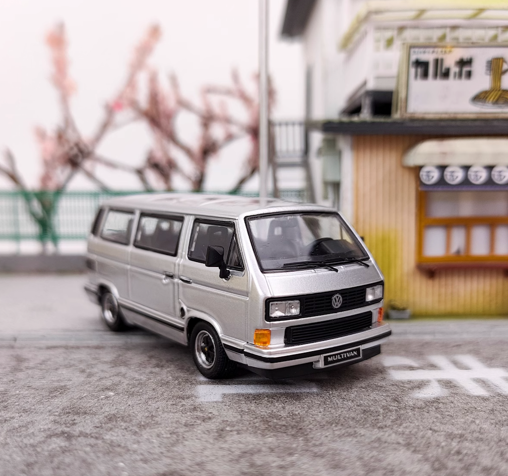 Master 1:64 Silver VW B32 T3 Multivan Van Camper Diecast Model Metal C ...