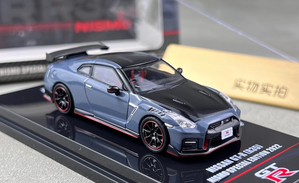 Inno 1:64 Grey GTR R35 Nismo 2022 Special Sports Model Diecast Metal C ...