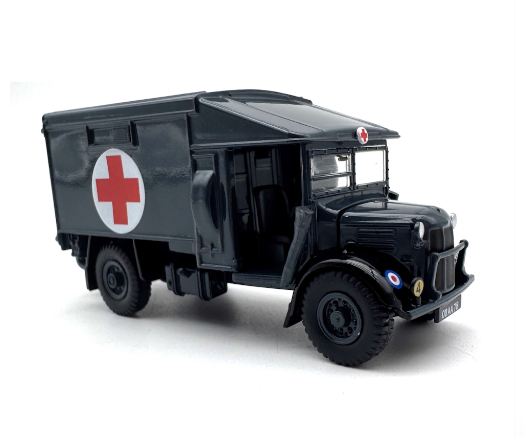 1:76 WW2 Military Austin K2 Royal Ambulance Model Diecast Metal Car Ne ...