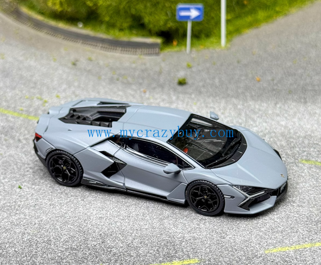 LCD 1:64 Matte Gray Revuelto Racing Sports Model Diecast Metal Car New ...