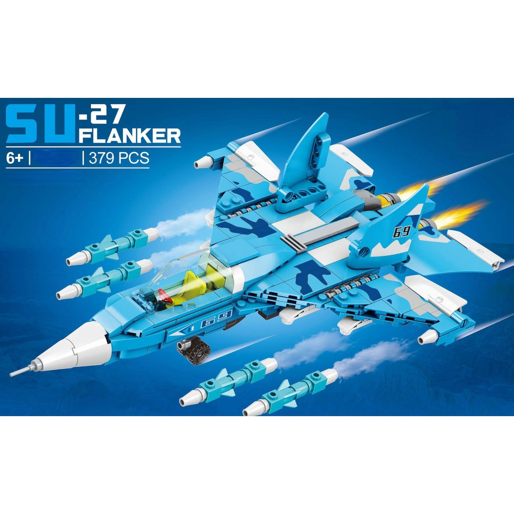 379PCS Military WW2 Sukhoi Su-27 Cy-27 Flanker Air Fighter Aircraft F ...