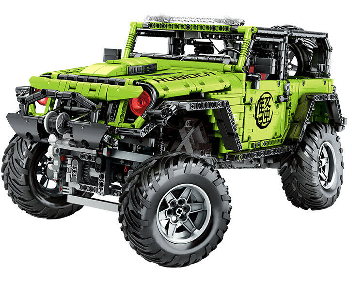 2343PCS MOC Technic Static Wrangler Rubicon Car Building Blocks Bricks ...