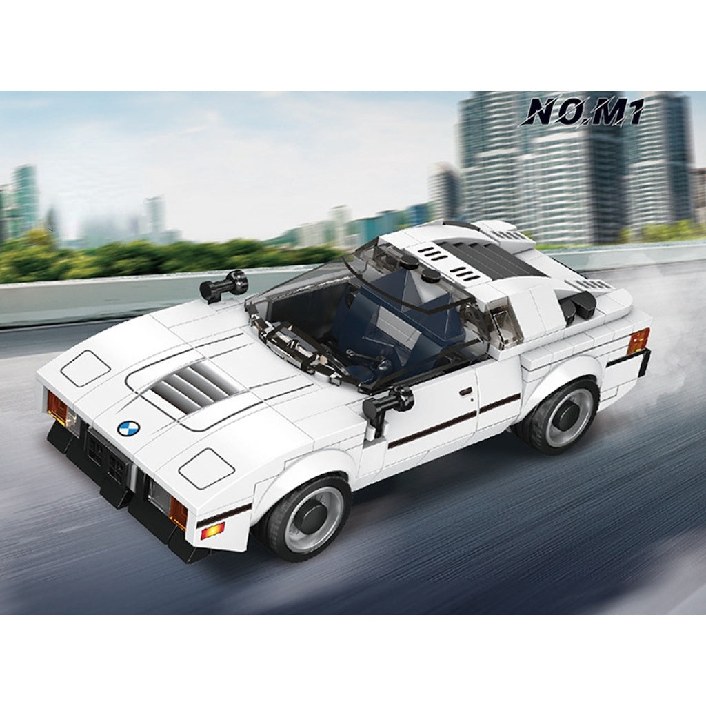 342PCS MOC Technic Speed M1 Classic Racing Sports Car Model Toy Build ...