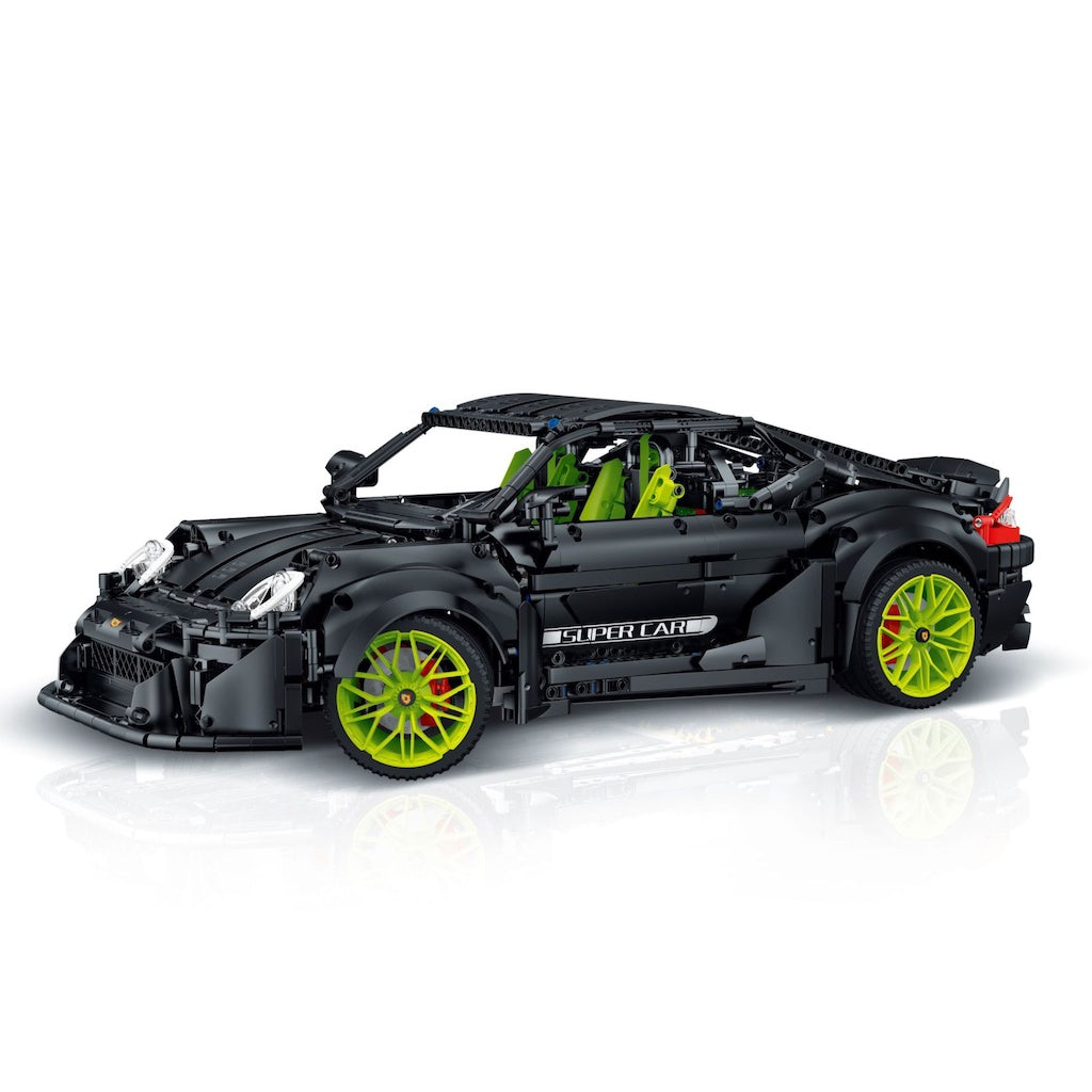 2868PCS MOC Technic Speed Static Turbo S Super Racing Sports Car Mode ...